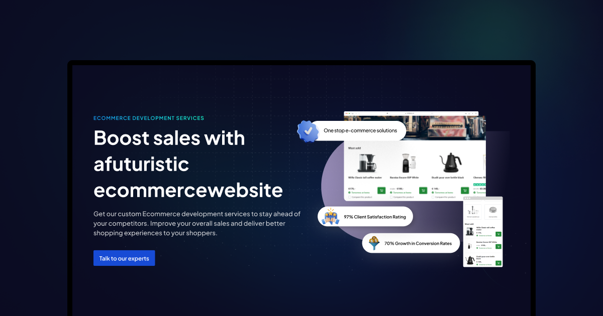 Ecommerce Development Services | Custom Ecommerce Development Company